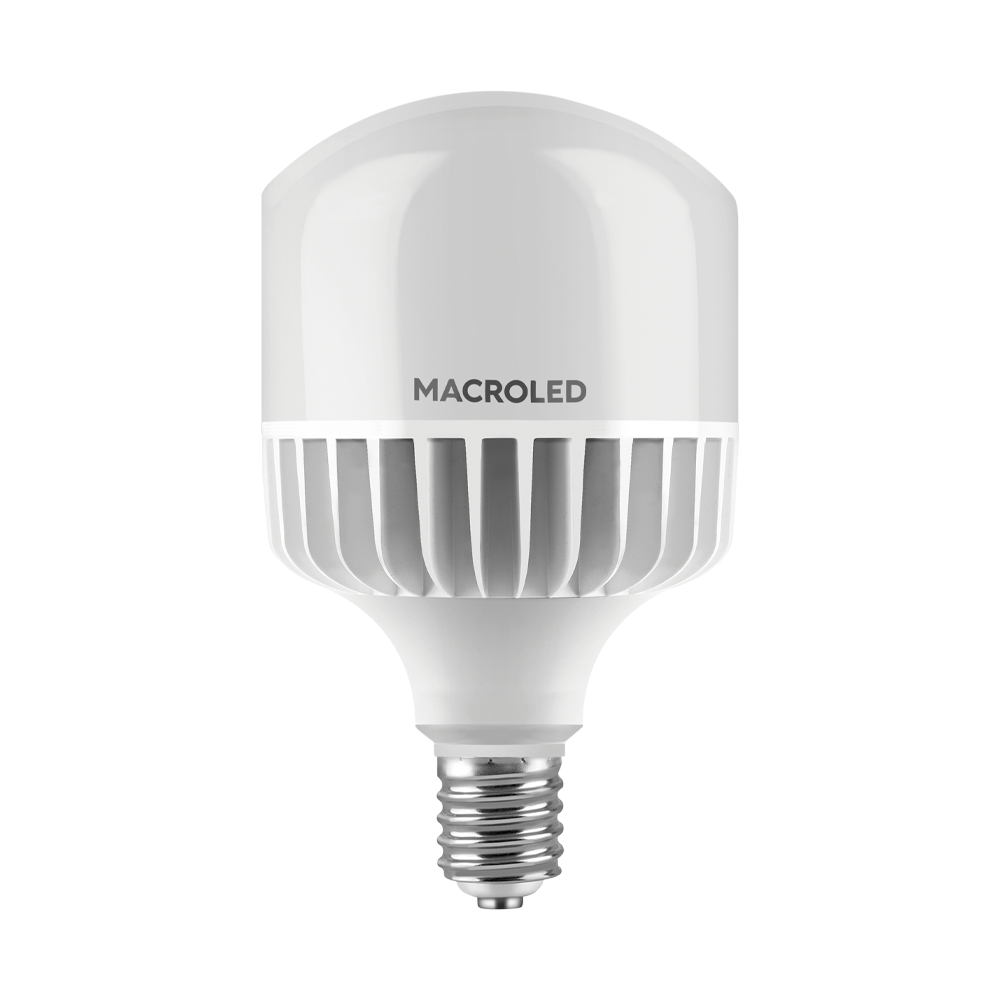 Foco Led Botella Alta Potencia 60W E40 100-265Vac Luz Cálida 3000K | Grupo Coinp Store